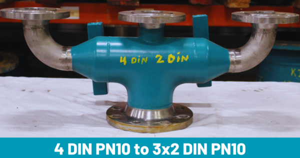 4 DIN PN10 to 3×2 DIN PN10 - LTT Holland