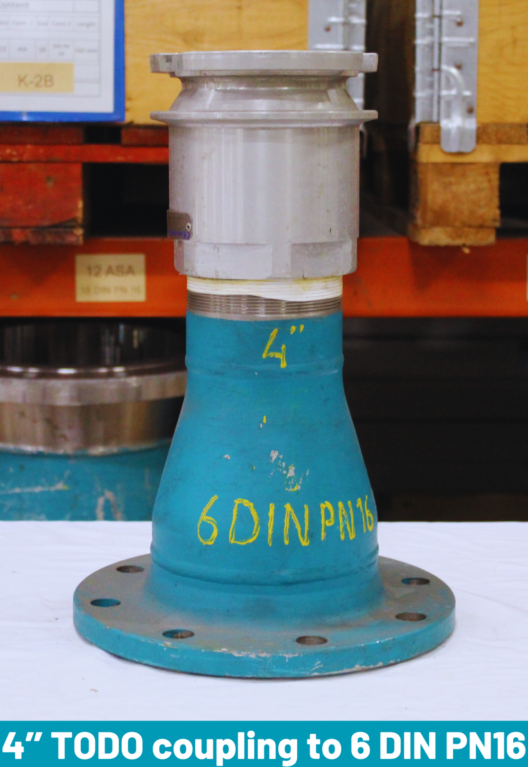 4’’ TODO coupling to 6 DIN PN16 - LTT Holland