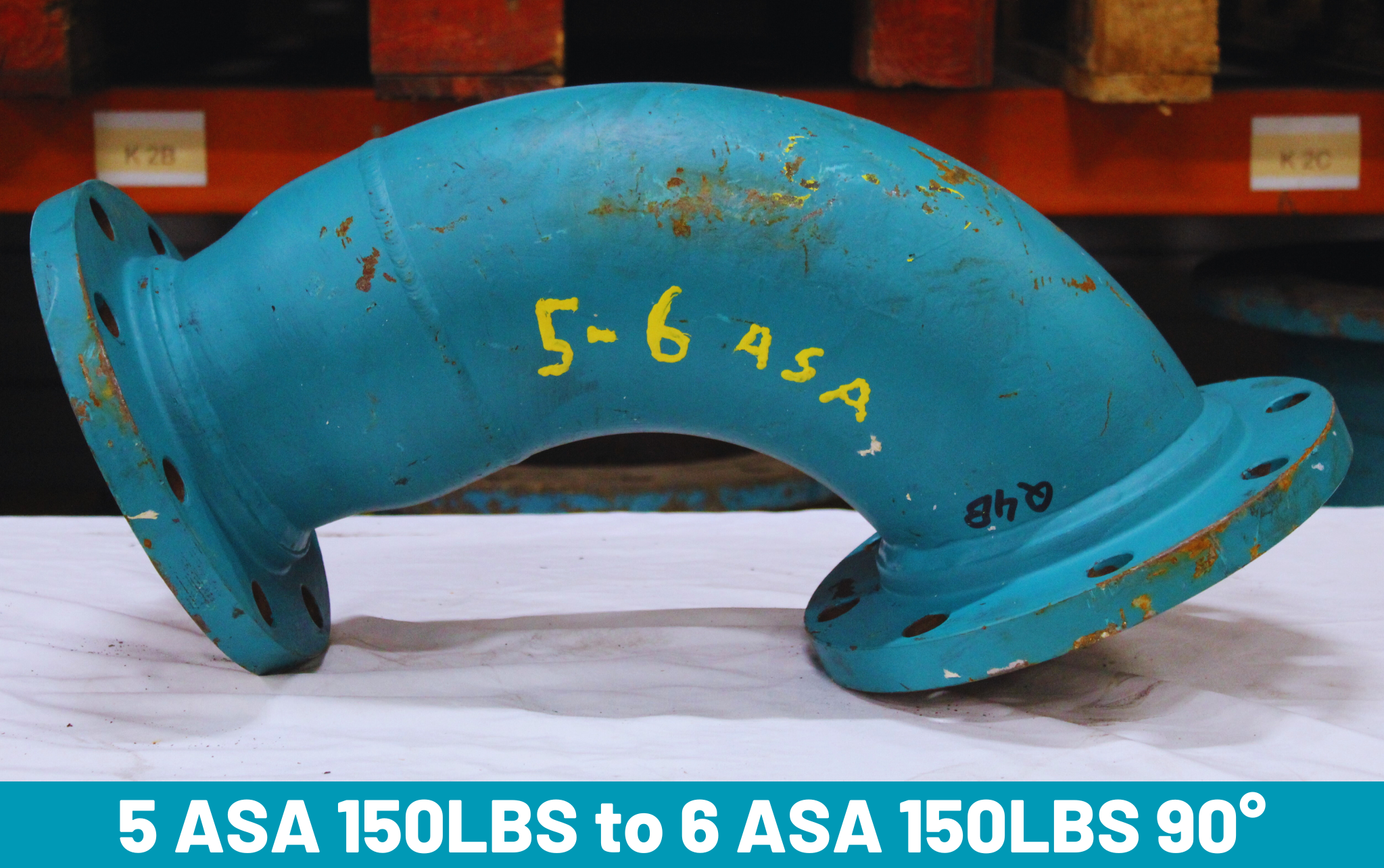 5 ASA 150LBS to 6 ASA 150LBS 90° - LTT Holland